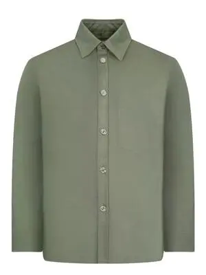 Givenchy Logo-patch Shirt Jacket - Green