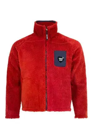 HUMAN MADE Polar Zip Fleece Jacket - Red