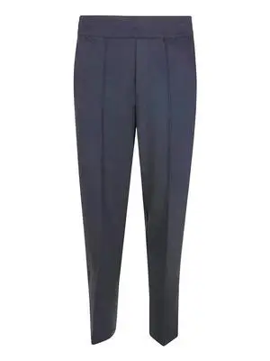Herno Elasticated-waistband Tailored Trousers - Blue