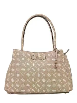 Guess Logo Padlock Tote Bag - Neutrals