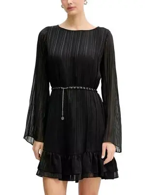 Guess Pleated Mini Dress - Black