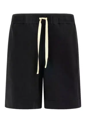 JIL SANDER Logo Bermuda Shorts - Black