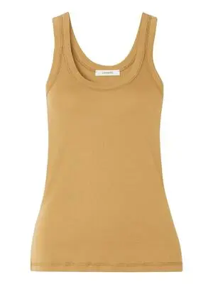 LEMAIRE Organic Cotton-jersey Tank - Yellow