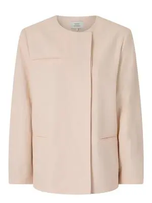 Loulou De Saison Bono Double-breasted Twill Jacket - Pink