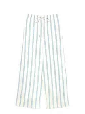 Bondi Born Striped Drawstring Trousers - White