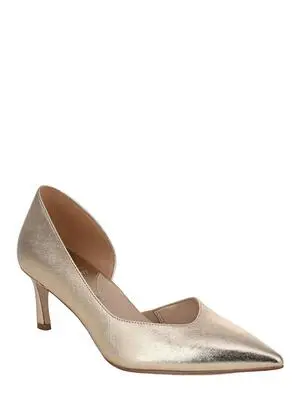 27 EDIT NATURALIZER Faith D'orsay Pointed Toe Pump - Light Champagne