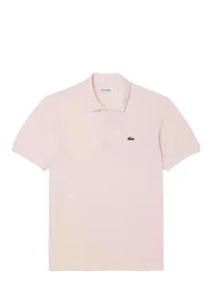 Lacoste Embroidered-logo Polo Shirt - Pink