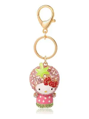 HELLO KITTY X Strawberry Shortcake Bag Charm Keychain - Pink/ Multi