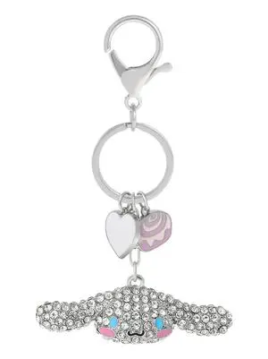HELLO KITTY Cinnamoroll Crystal Keychain With Charms - Silver