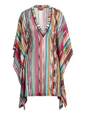 Missoni Kaftan Top In Viscose And Metallic Fiber - Pink