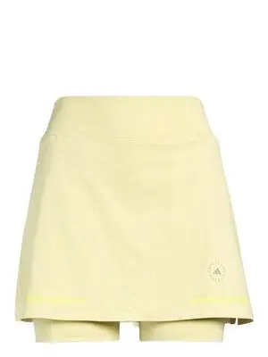 Adidas By Stella McCartney Mini Skirt With Built-in Shorts - Yellow