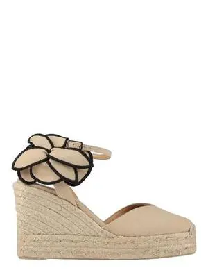 CastaÑer Textile Fiber Espadrille Sandal - Beige