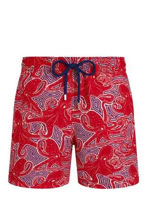 Vilebrequin Printed Swim Trunks - Red
