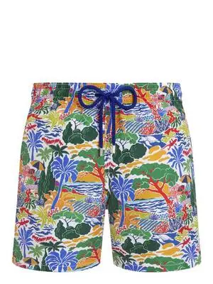 Vilebrequin Printed Swim Trunks - White