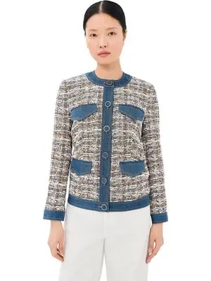 Veronica Beard Ainslie Jacket - Navy Multi