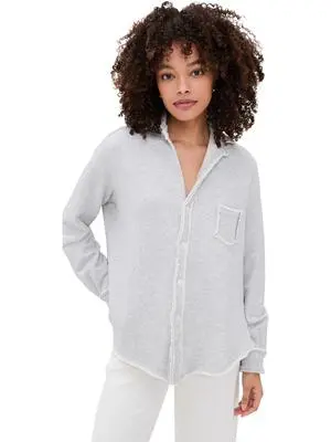 Frank & Eileen Eileen Relaxed Button-down Shirt - Gray Melange