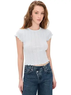 DAZE Lily Baby Tee Powder Blue