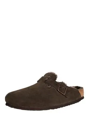 BIRKENSTOCK Boston Shearling Clogs - Mocha/mocha