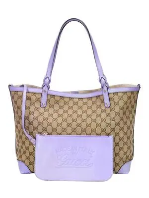 Gucci Printed Tote Bag - Brown