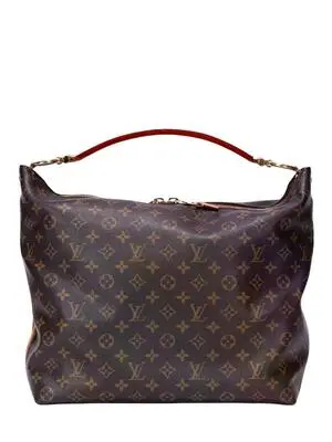 LOUIS VUITTON 2012 Sully Monogram Handbag - Brown
