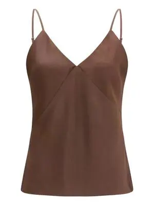 FORTE_FORTE V-Neck Slip Tank Top