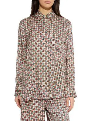 Paul Smith Geometric-print Shirt - White