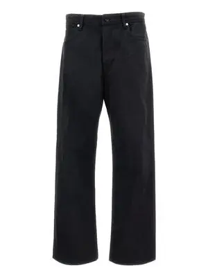 Stone Island Wide-leg Jeans - Black