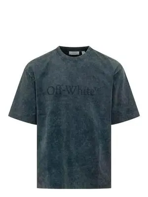Off-White Logo Short-sleeve T-shirt - Blue