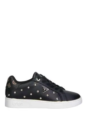 Guess Stud-embellished Sneakers - Black