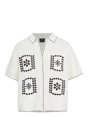 Paul Smith Floral-embroidered Shirt - White