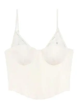 Patrizia Pepe Bustier-style Top - Neutrals