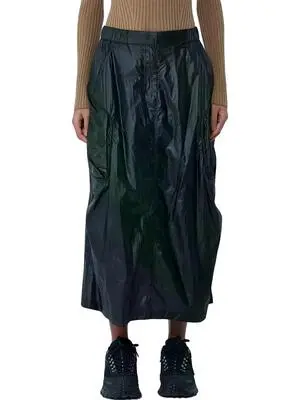 Moncler Crinkled-effect Cargo Skirt - Black
