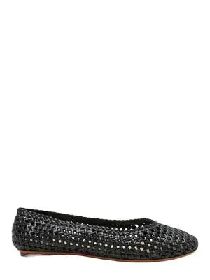 Dragon Diffusion Woven Ballerina Shoes - Black