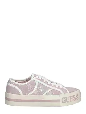 Guess Logo-detail Sneakers - Pink