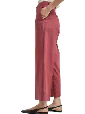 Max Mara High-rise Flared Trousers - Red