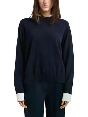 SEMICOUTURE Layered Sweater - Blue
