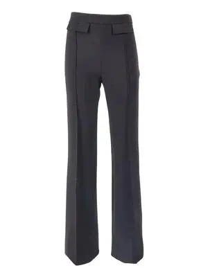 Elisabetta Franchi Letter-detail Trousers - Black