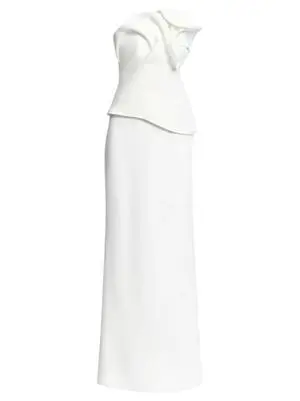 Acler Esher Maxi Dress - White