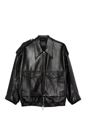 DONDUP Leather Jacket - Black