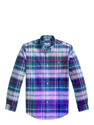 Polo Ralph Lauren Plaid Embroidered Shirt - Green