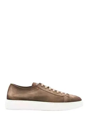 Santoni Lace-up Fastening Sneakers - Brown