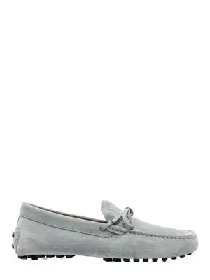 TOD'S Gommino Tie-detail Loafers - Grey
