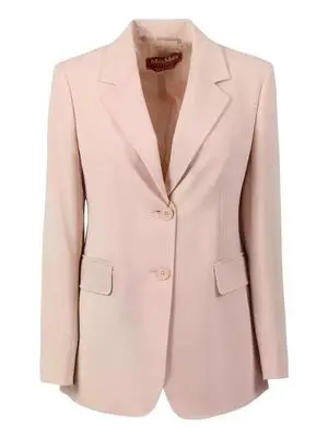 Max Mara Linz Buttoned Blazer - Pink