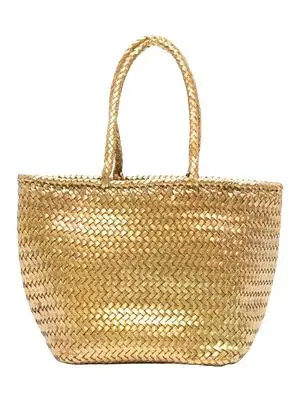 Dragon Diffusion Small Grace Woven Tote Gold