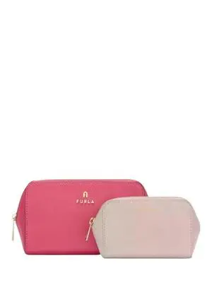 Furla Logo-detail Makeup Bag - Pink