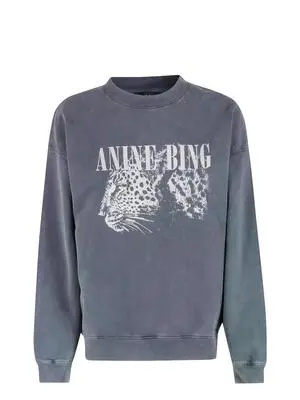 ANINE BING Graphic Print Sweatshirt - Black