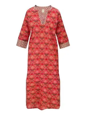 PIP STUDIO Floral Print Nightdress - Red