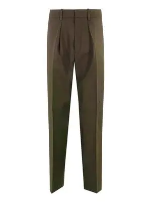 Soeur Ferrel Pleated-front Trousers - Brown