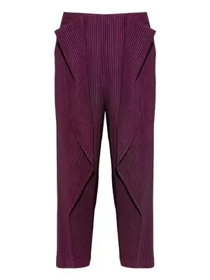 Issey Miyake Pleated Trousers - Purple