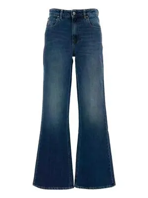 Ag Flared Five-pocket Jeans - Blue